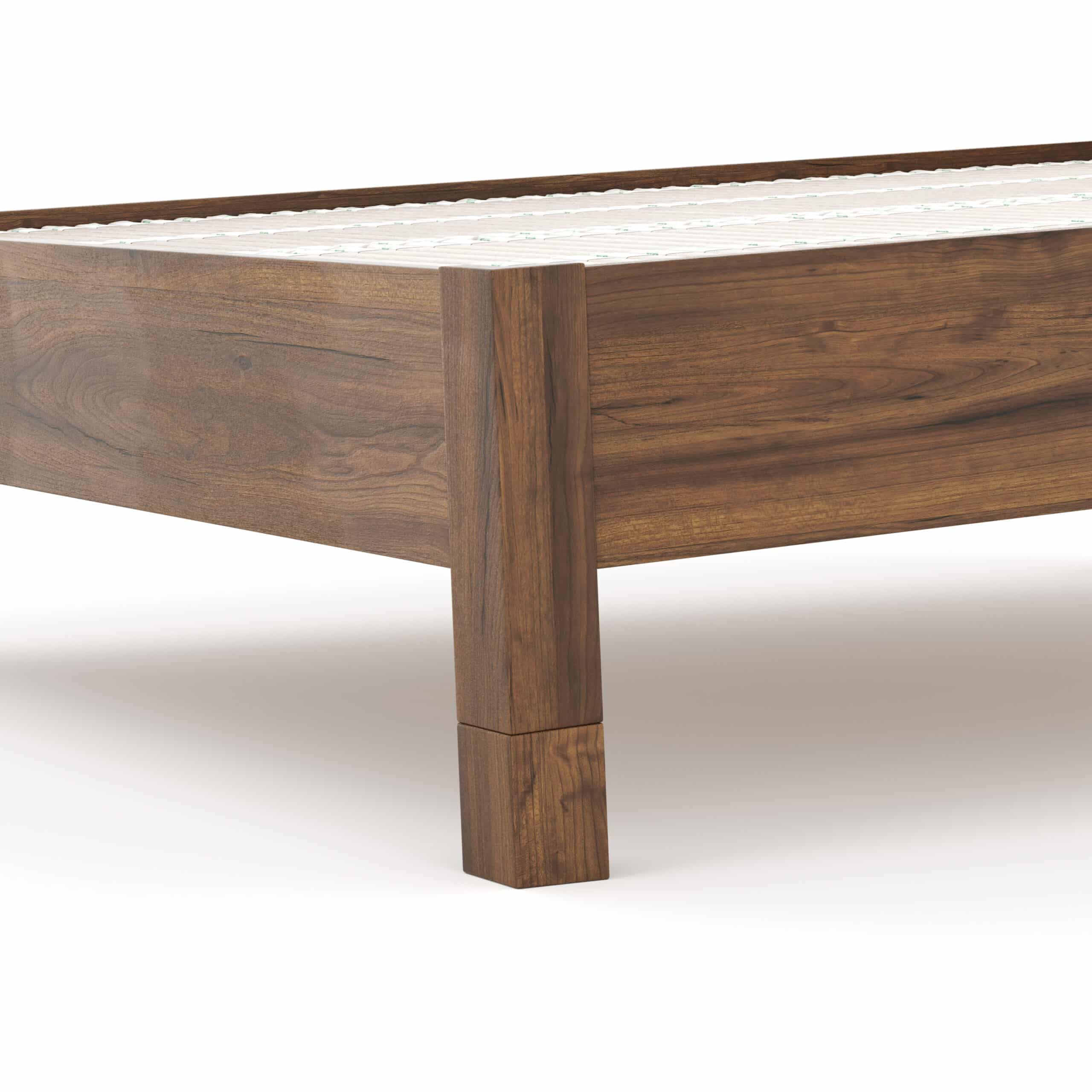 Pummer Bed Frame - Solid American Walnut