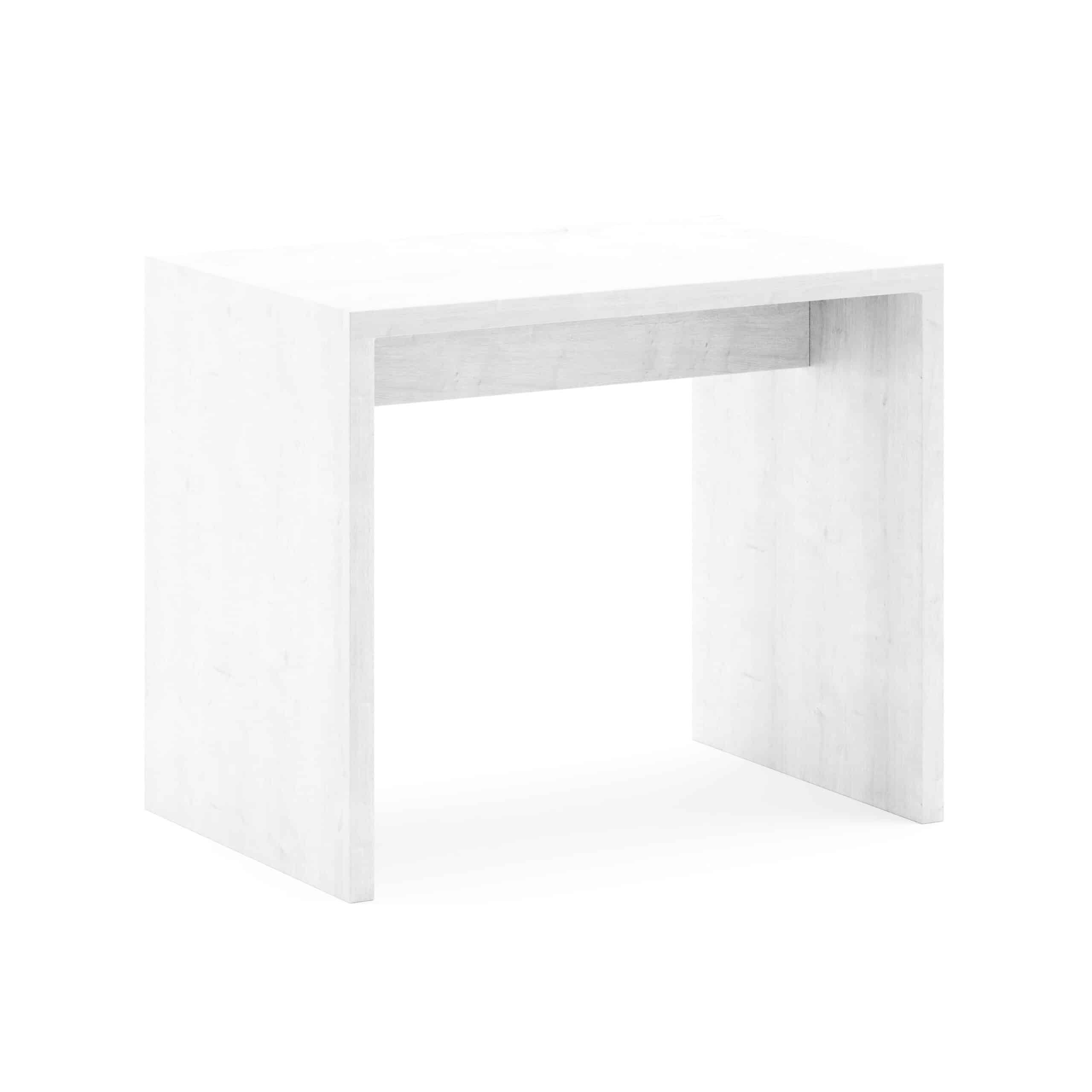 Pummer Bedside Table - Solid Oak with Whitewash Stain - Samina Sleep