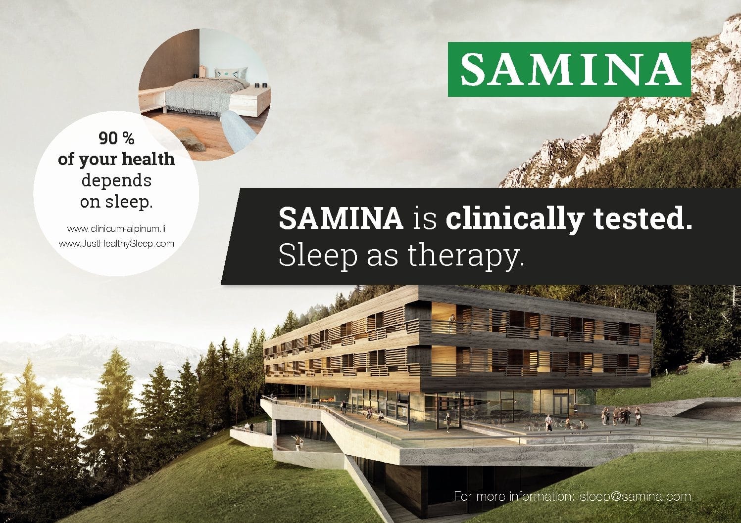 Clinicum Alpinum Partner- SAMINA Sleep